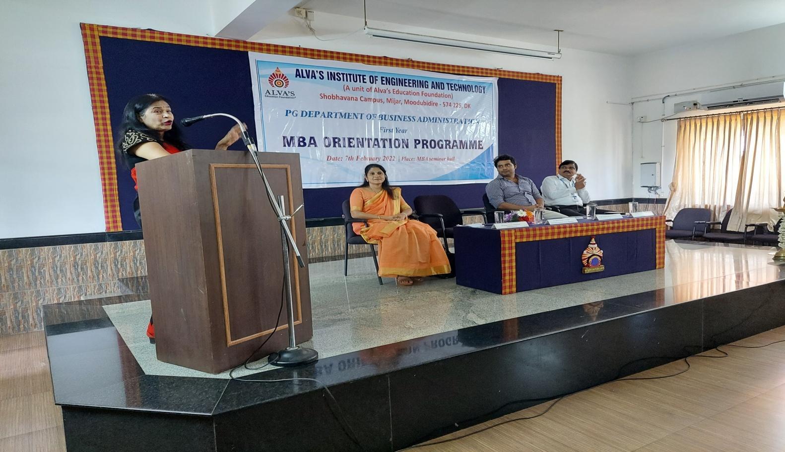 First Year MBA Orientation Program: 2021-23 Batch Report – Alva's ...